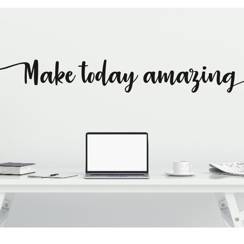 Be Amazing Today Classroom Wall Decal Motivational Lettering - Etsy
