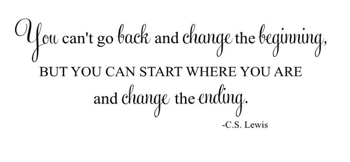 CS Lewis Inspirational Wall Quote Motivational Wall Decal - Etsy