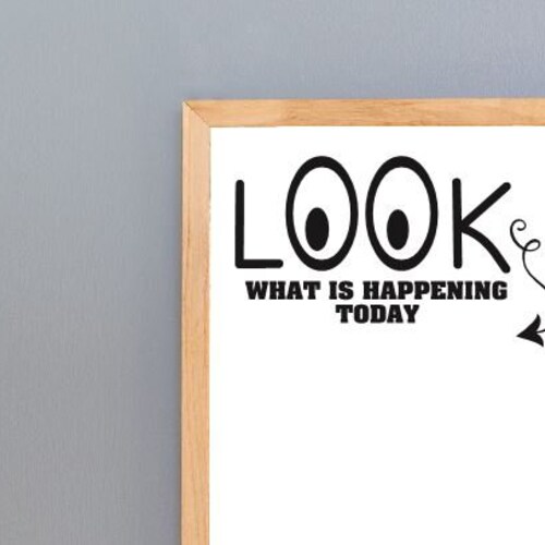 Today is Decal for Classroom Whiteboard Decal Classroom | Etsy