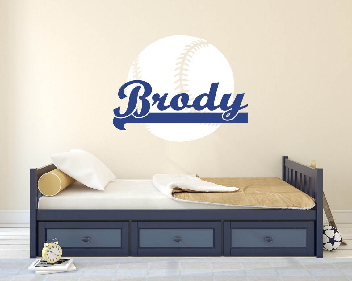 Persoanlized Baseball With Custom Name Baseball Themed Boys - Etsy