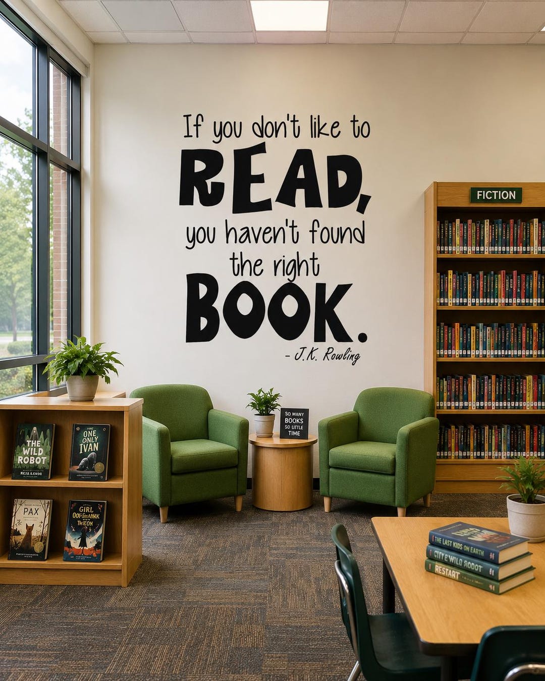 Reading Decal Book Library If You Don't Like to Read Vinyl Wall ...