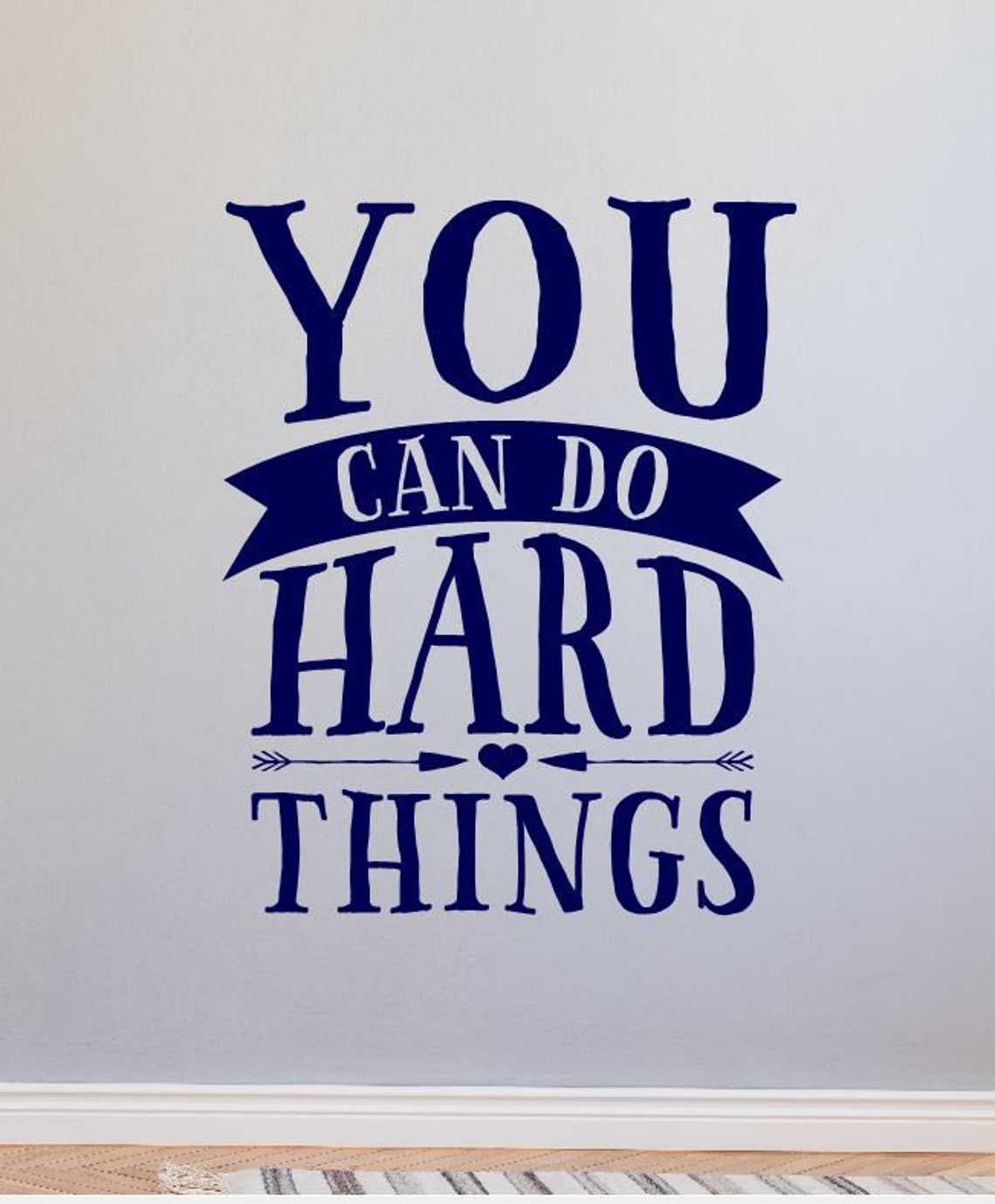 You Can Do Hard Things Motivational Wall Quote Classroom Wall - Etsy