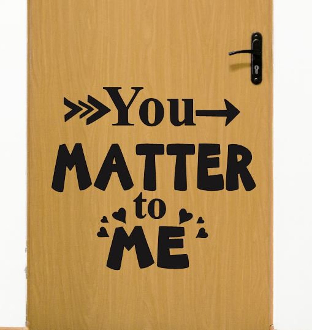 You Matter to Me Teacher Decal Classroom Decor Wall Quote Vinyl Wall ...