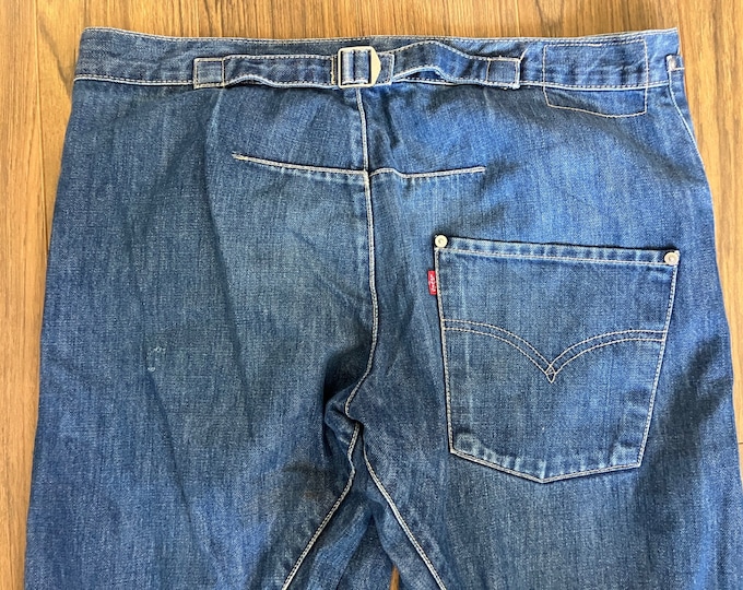 Rare Vintage Levi's Engineered Twisted Buckle Back Jeans With Rivet on ...