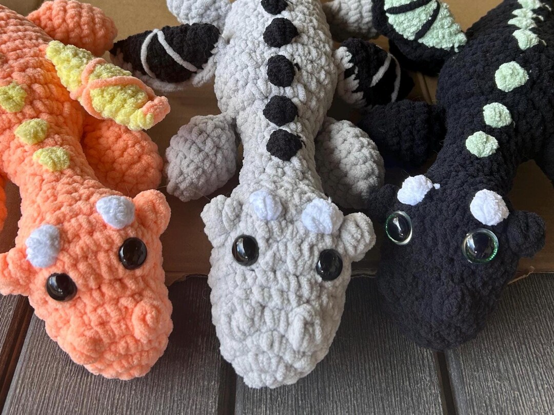 Little Fuzzy Dragon - Etsy
