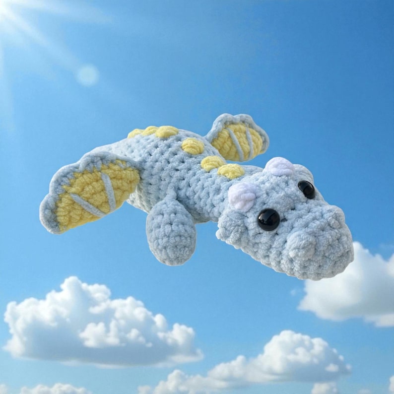 Little Fuzzy Dragon - Etsy