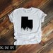 Digital File Utah State Silhouette With Tree Line Cut File svg, Dxf ...