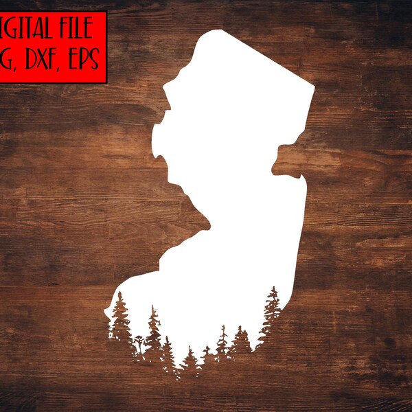 New Jersey Svg - Etsy