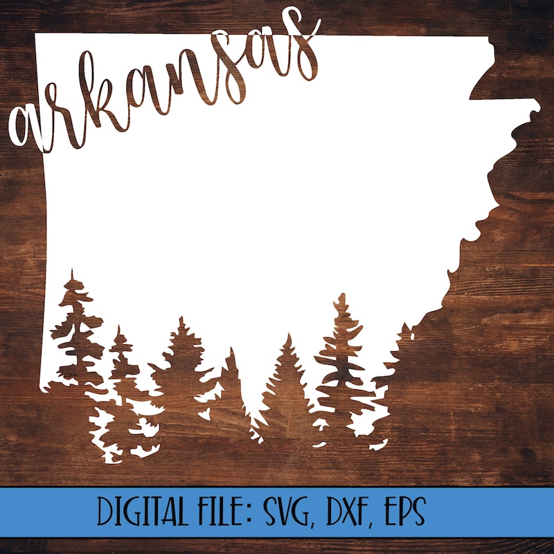 Arkansas Silhouette Svg Files - Etsy