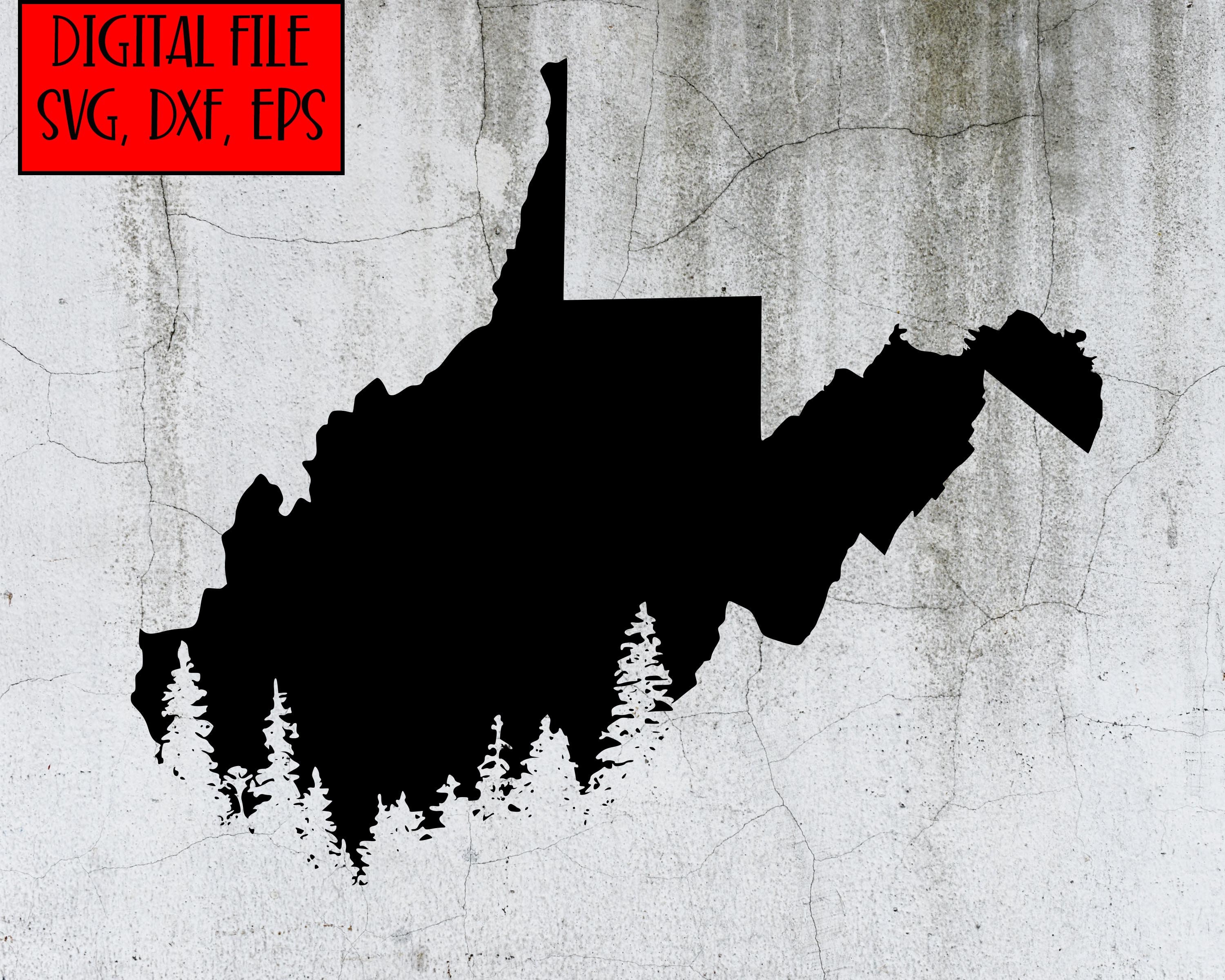 WV Roots State SVG/PNG combo West Virginia Craft Supplies & Tools Card ...