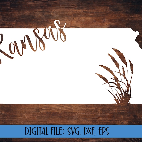 Kansas Outline Svg - Etsy