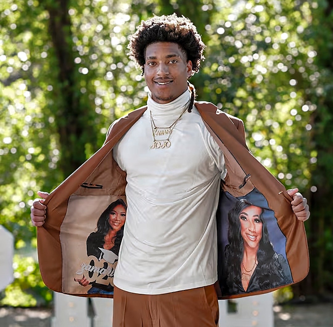 Custom Suit Lining With Photos for Prom or Wedding Demi Lining Poly ...