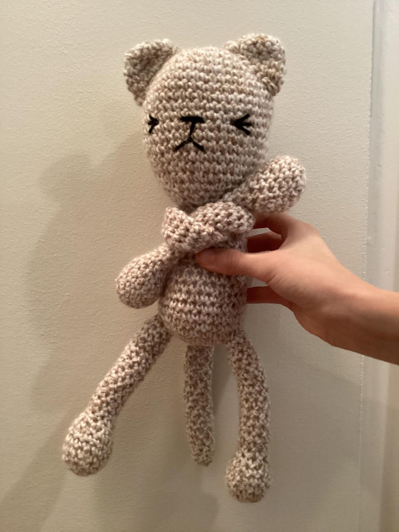 Angry Cat Crochet Plushie Stuffed Animal - Etsy