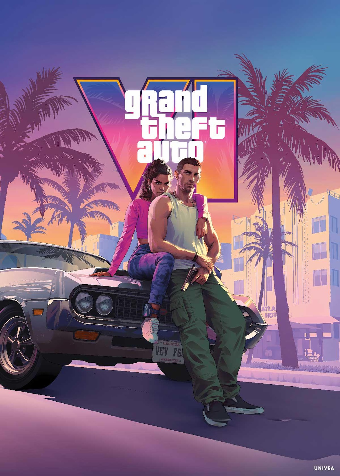 Grand Theft Auto VI Poster - Miami Retro Style - Etsy UK