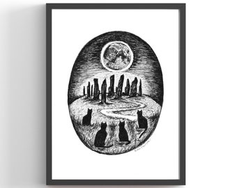 Stone Circle Art - Etsy