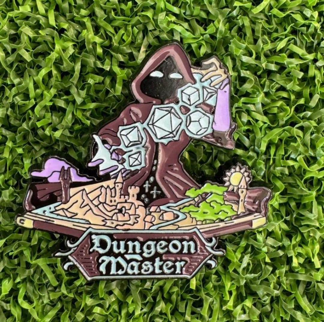 DND Goblin DND Master Dungeon Master Dice RPG Brooch Enamel Pin - Etsy