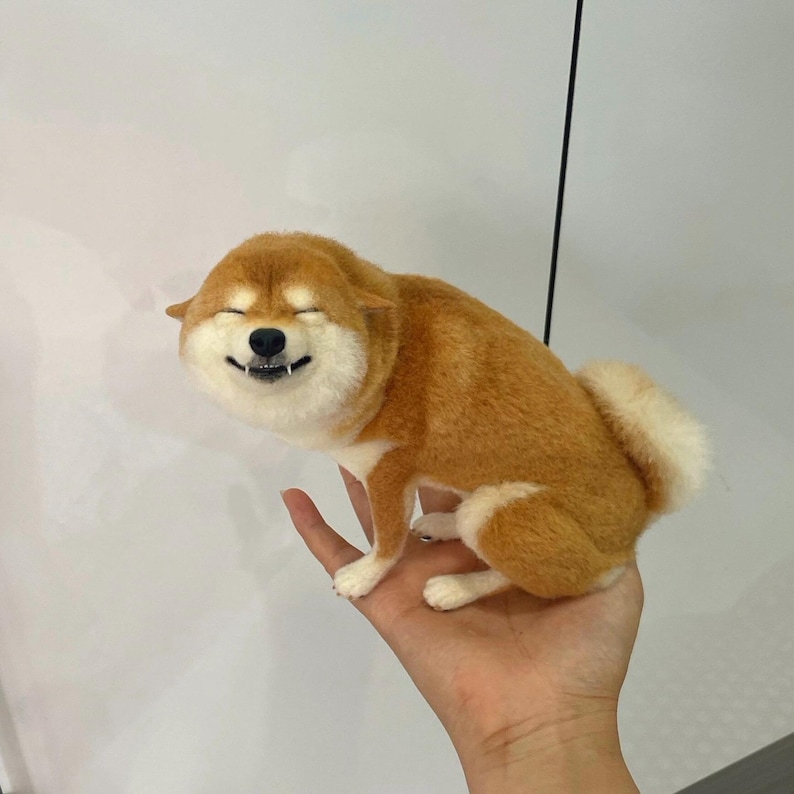 Stuffed Animal of Deceased Dog, Dog Loss Memorial, Realistic Shiba Inu ...