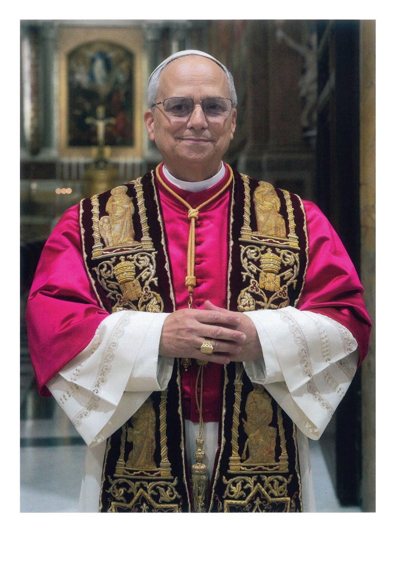 Pope Leo XIV Official Portrait, Digital Download Png, Jpg, Svg File ...