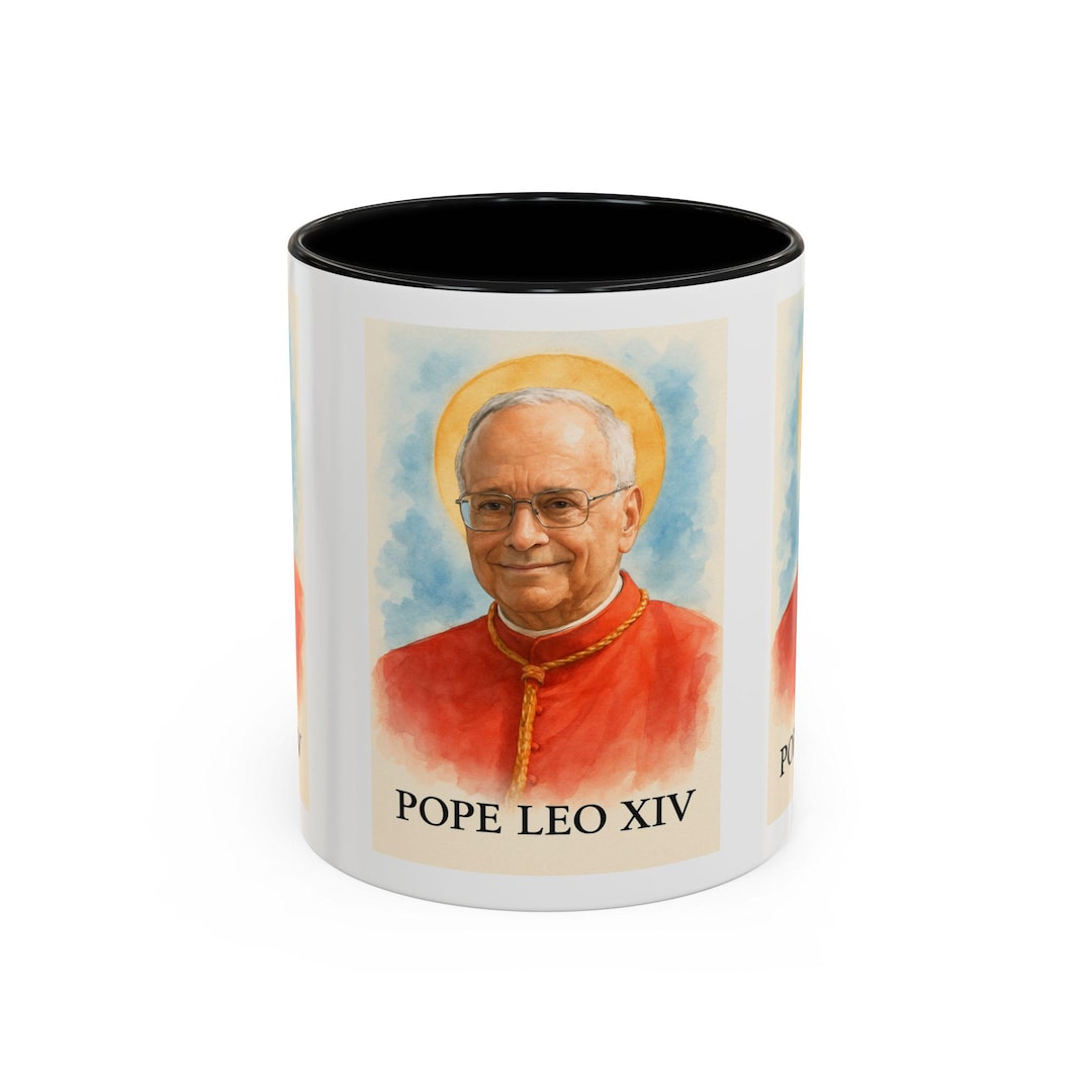 Pope Leo XIV Mug Accent Coffee Mug | Historical Papal Portrait - Etsy