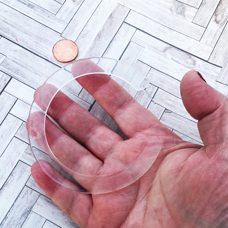 Plastic Hoop Earrings - Etsy