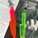 Neon Knife Keychain - Neon Pink or Neon Green Keychains - Etsy
