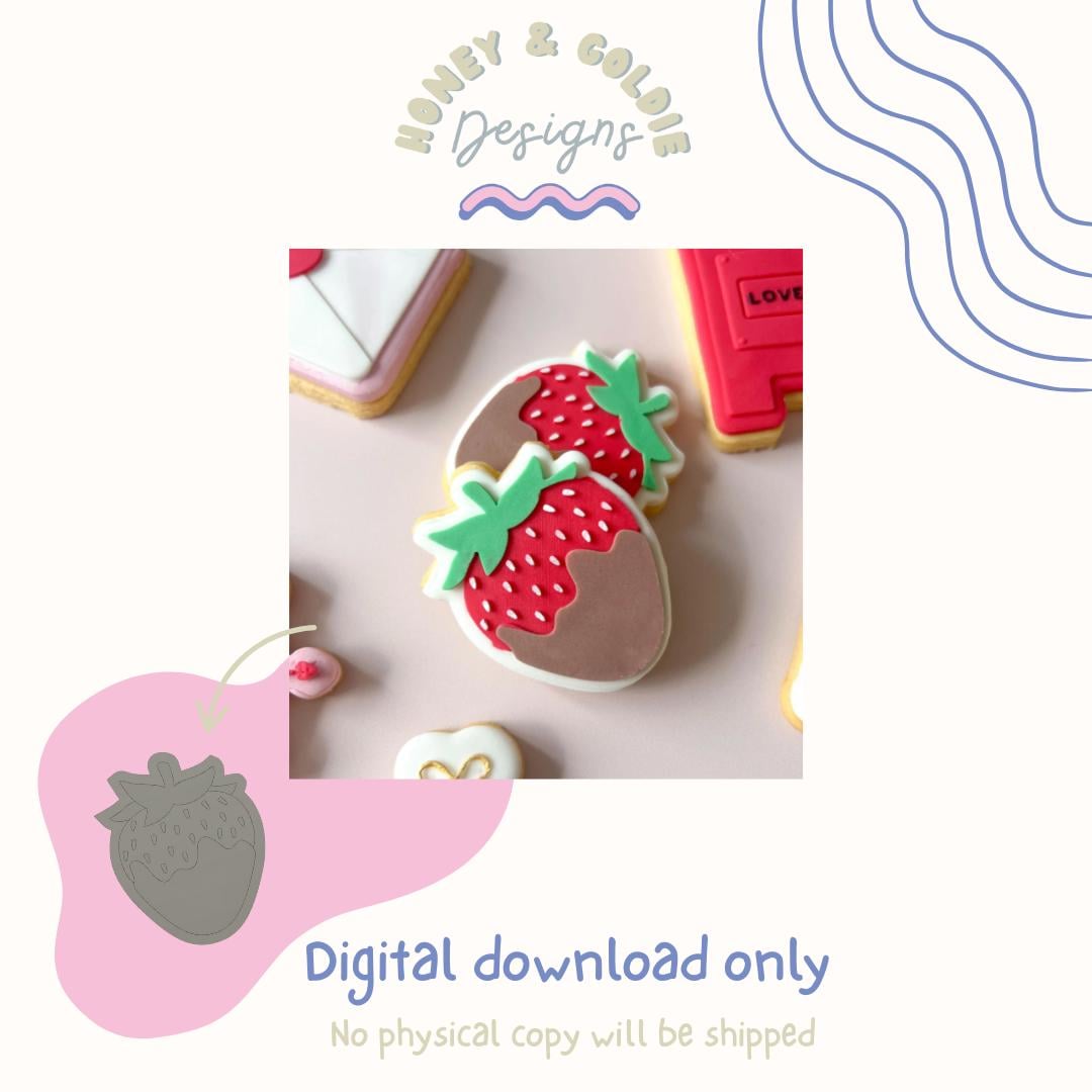 Chocolate Strawberry - Digital STL File - Etsy