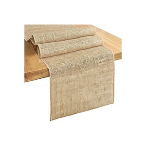 Decorative Straw Fabric Table Runner - Etsy