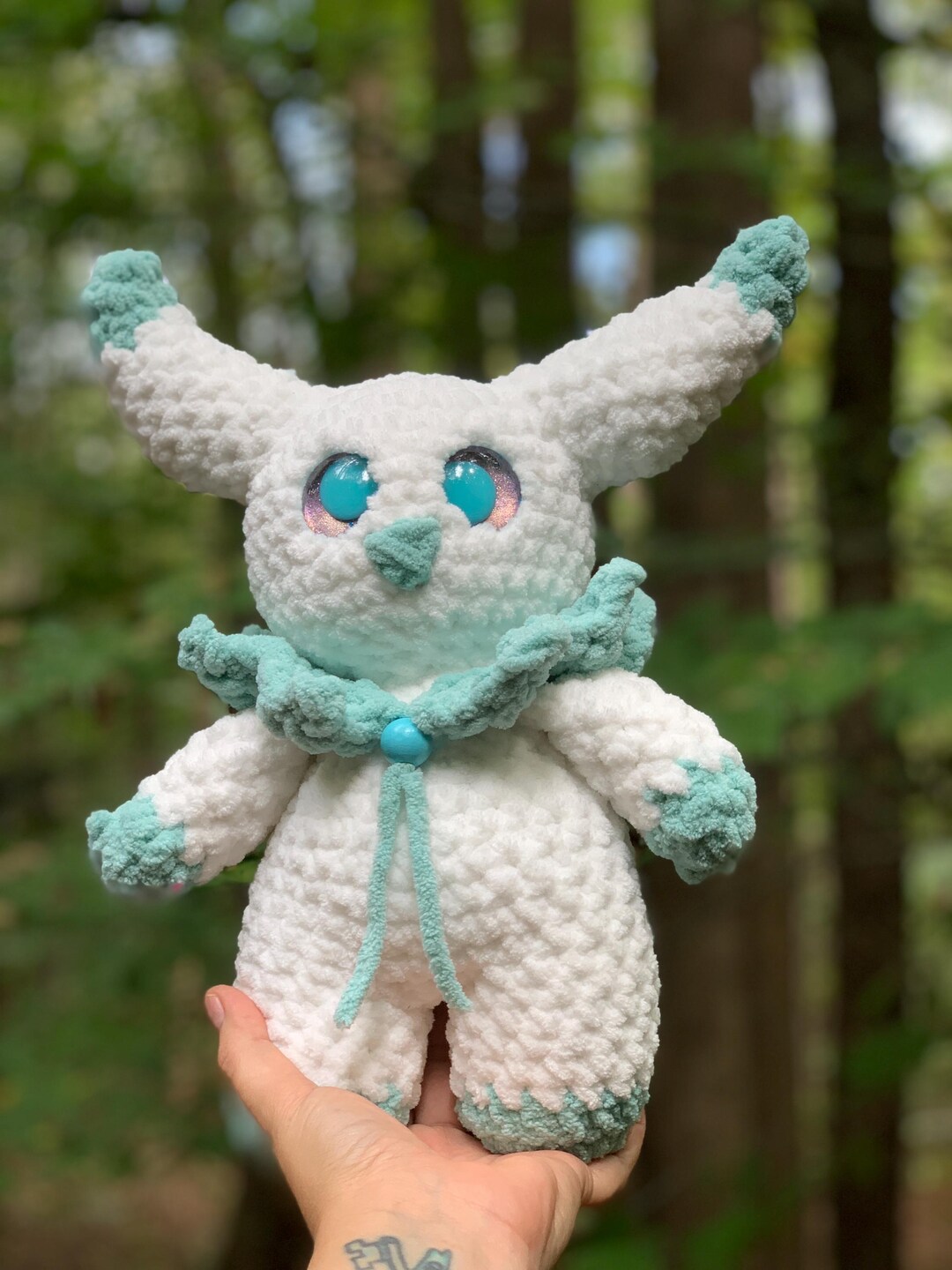 Horny Eared Snow Bunny Crochet Pattern - Etsy