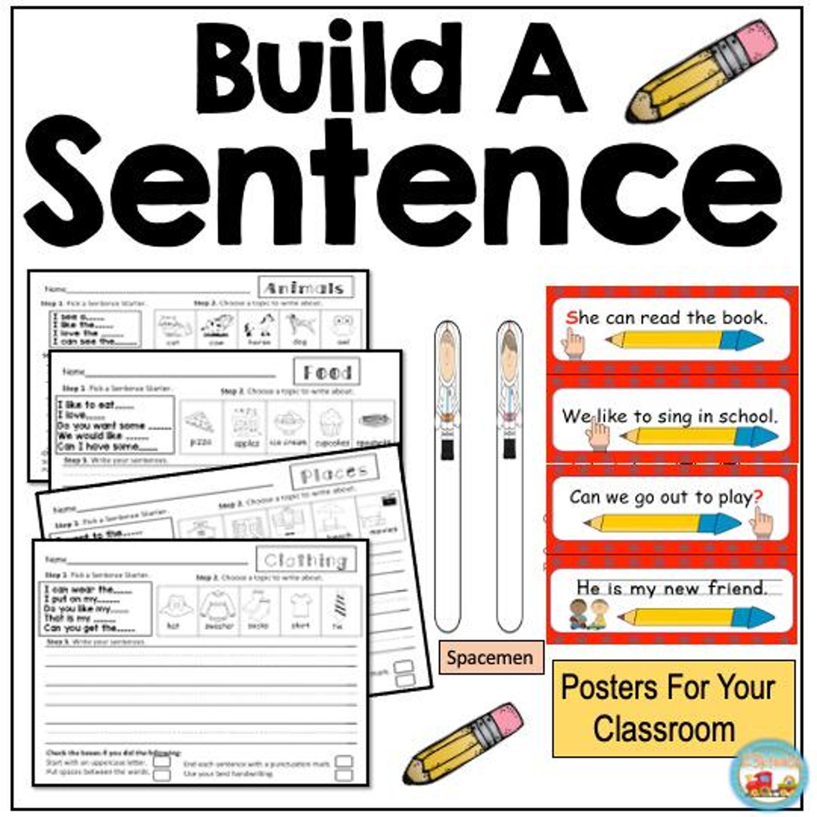 How to Write A Sentence, Sentence Building, Sentence Starters ...