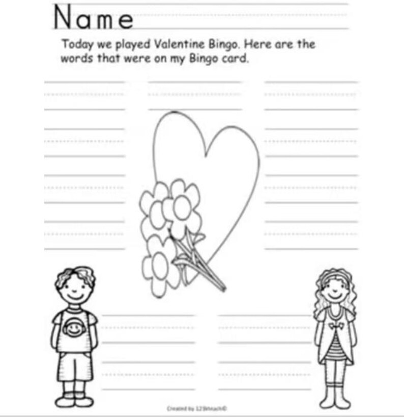 Valentine Sight Word Bingo: Engaging Literacy Activity With High ...