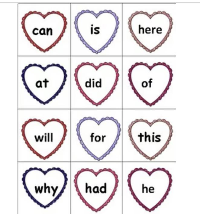 Valentine Sight Word Bingo: Engaging Literacy Activity With High ...