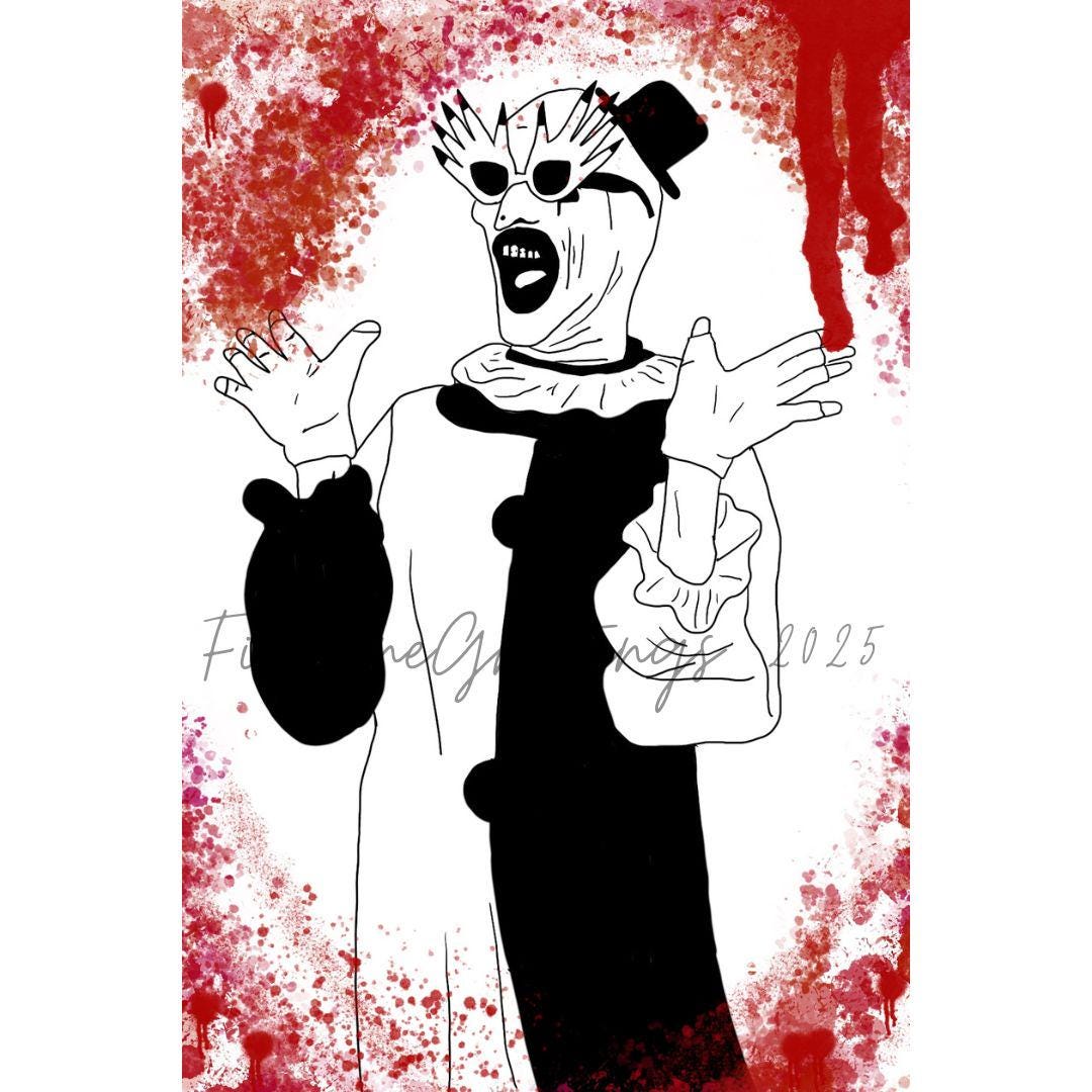 Art the Clown - Sunglasses - Digital Print - Etsy