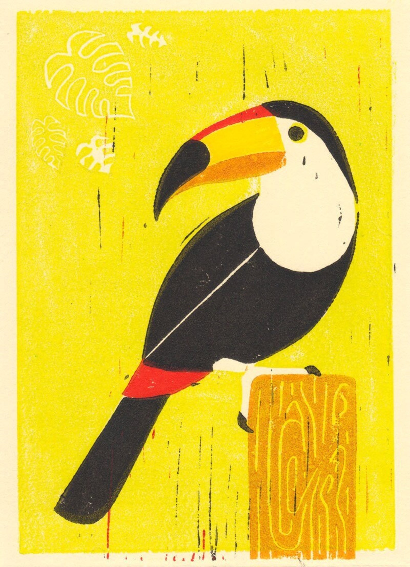 Disney Tiki Room Bird Toucan Tropical Art Bird Lover Gift | Etsy