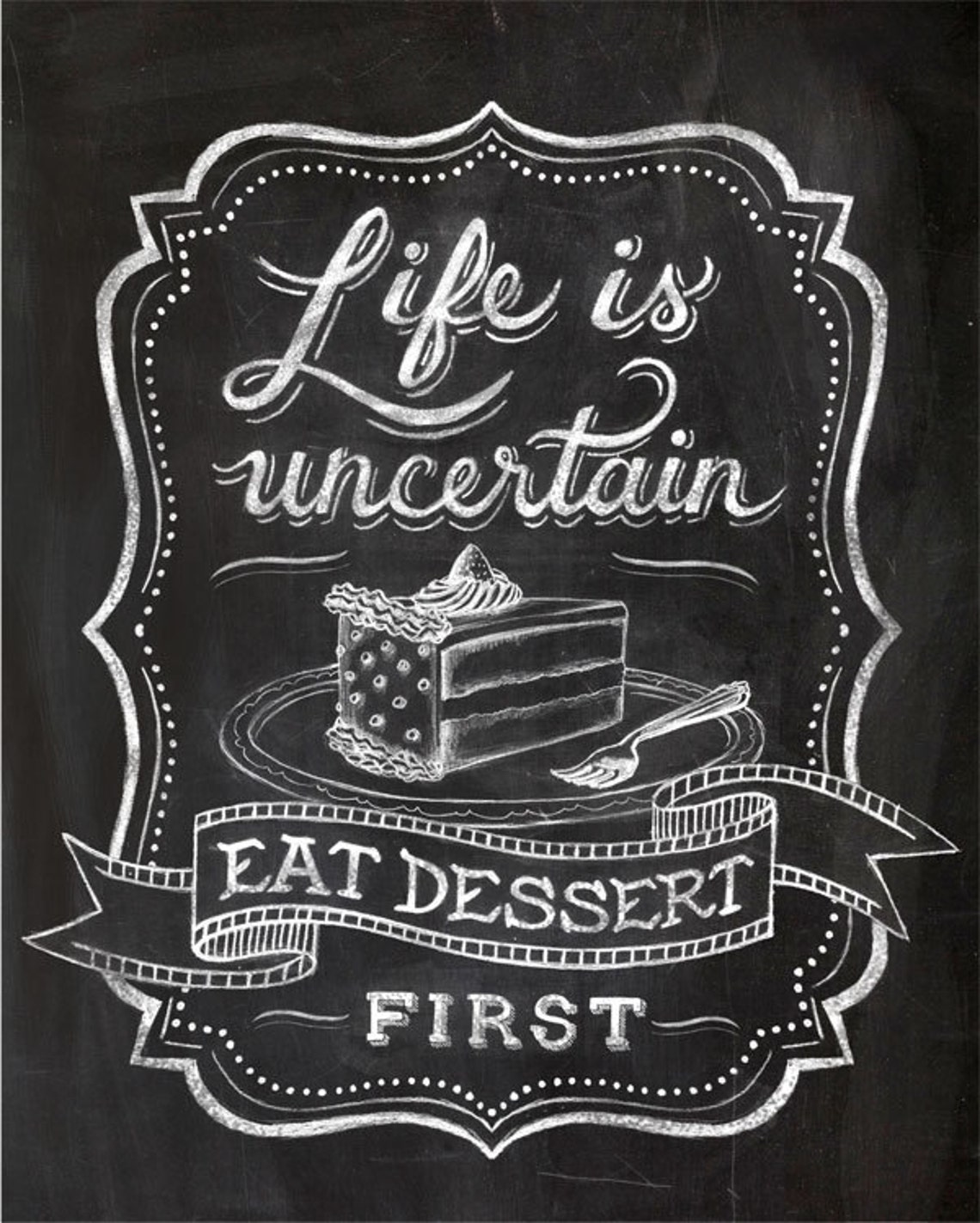 Chalk Art, Chalkboard Lettering, Calligraphy, Cafe Art, Dining Room Art ...