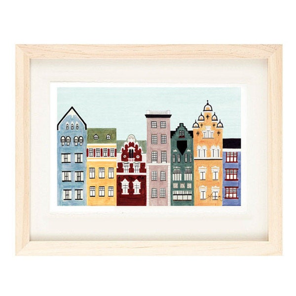 Row Houses - Etsy