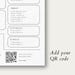 Minimalist Event Schedule Template: Canva Conference Agenda (QR Code ...