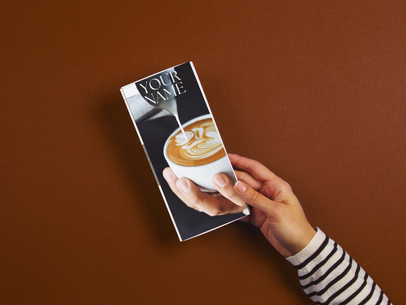 Trifold Brochure Template | Printable Canva Design | Modern Minimalist ...