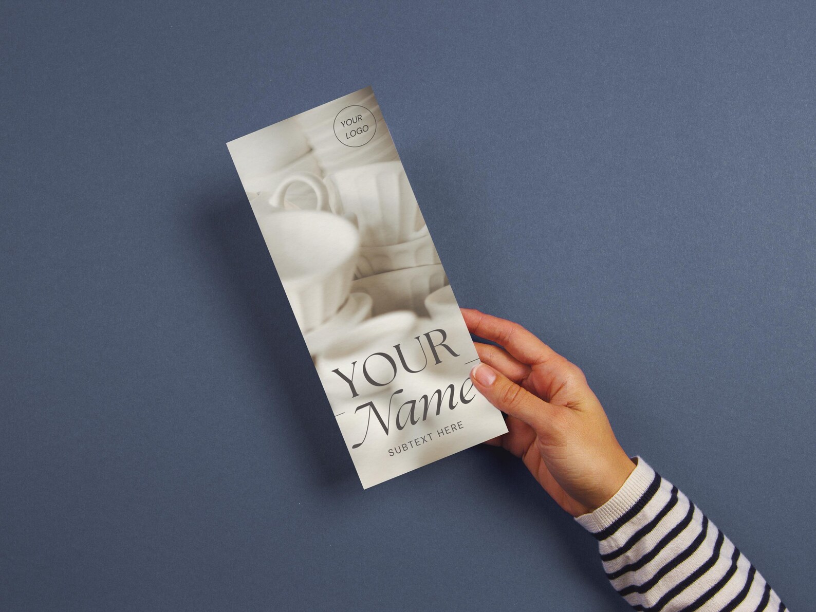 Canva Trifold Brochure Template: QR Code Business Marketing Pamphlet - Etsy