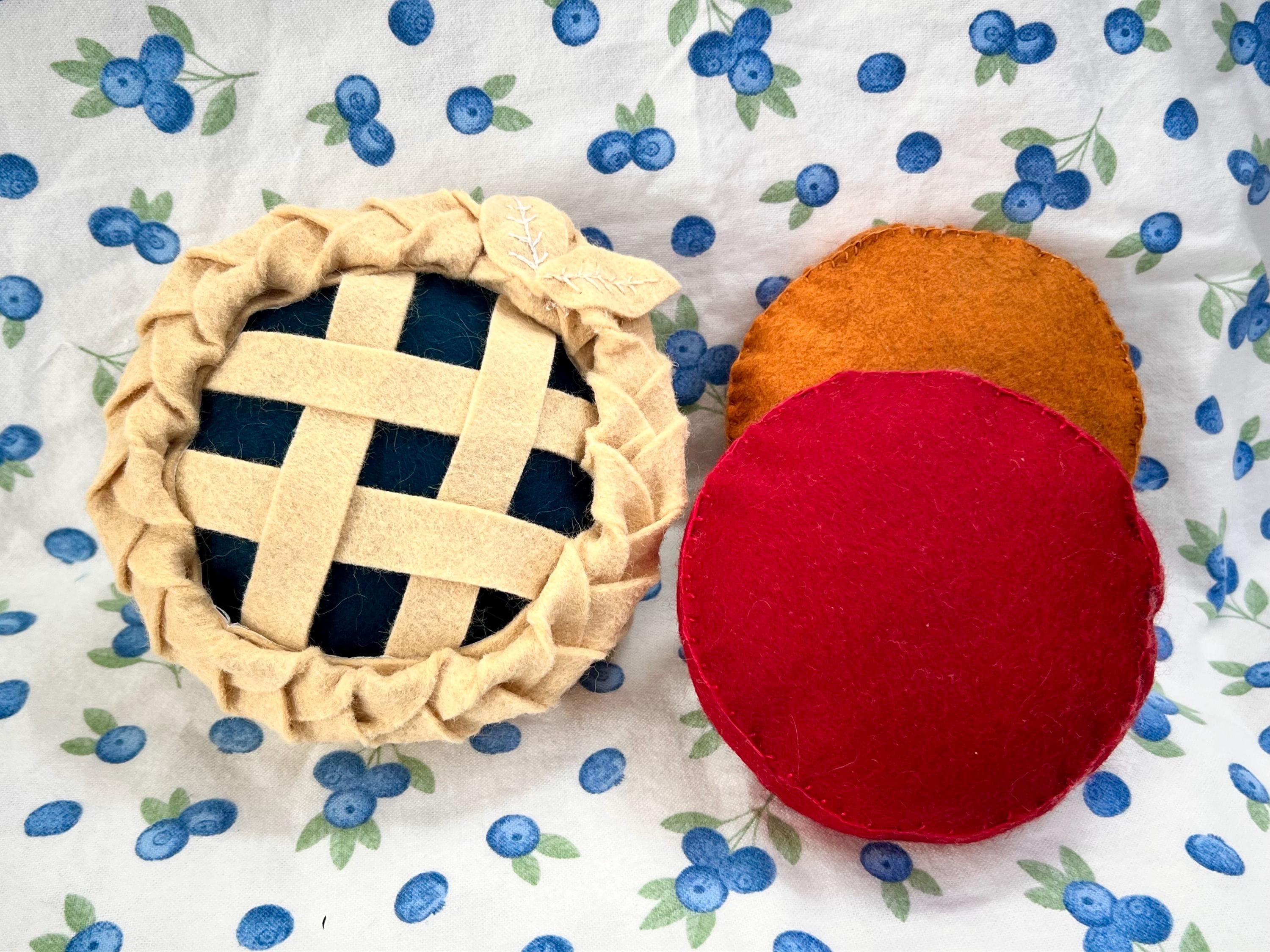 Interchangeable Felt Pie Pretend Play Toy--pdf Pattern - Etsy