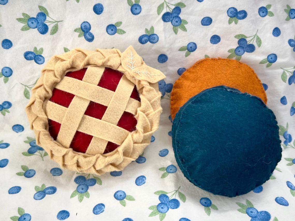 Interchangeable Felt Pie Pretend Play Toy--pdf Pattern - Etsy