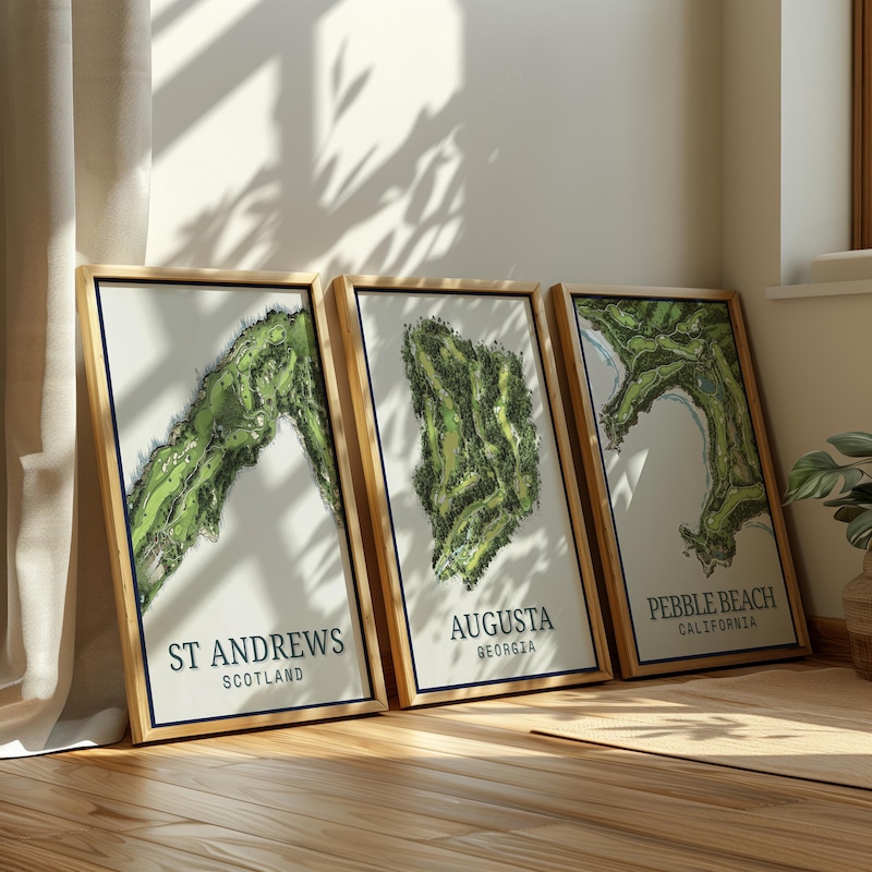 Golf Course Framed Photos - Etsy