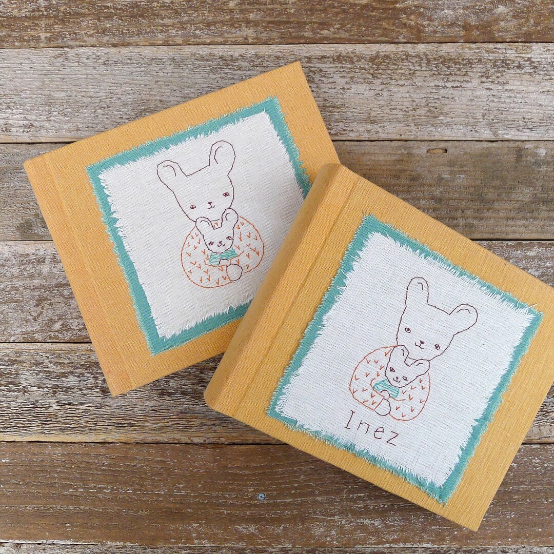 Photo Album Covered in Plant-dyed Organic Cotton/hemp Fabric: Yellow ...