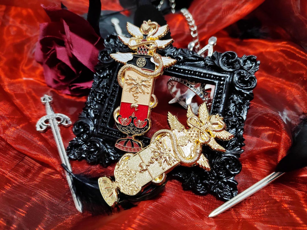 Fallen Enamel Pin Habzin Lucifer Pin - Etsy