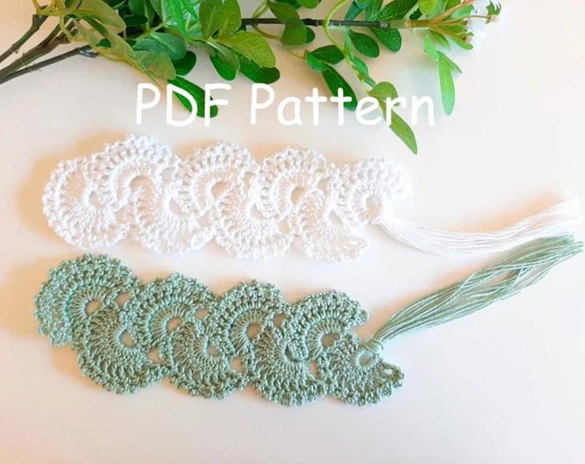 PDF Pattern Crochet Handmade - Japanese Book Mark, Book Lovers, Crochet ...