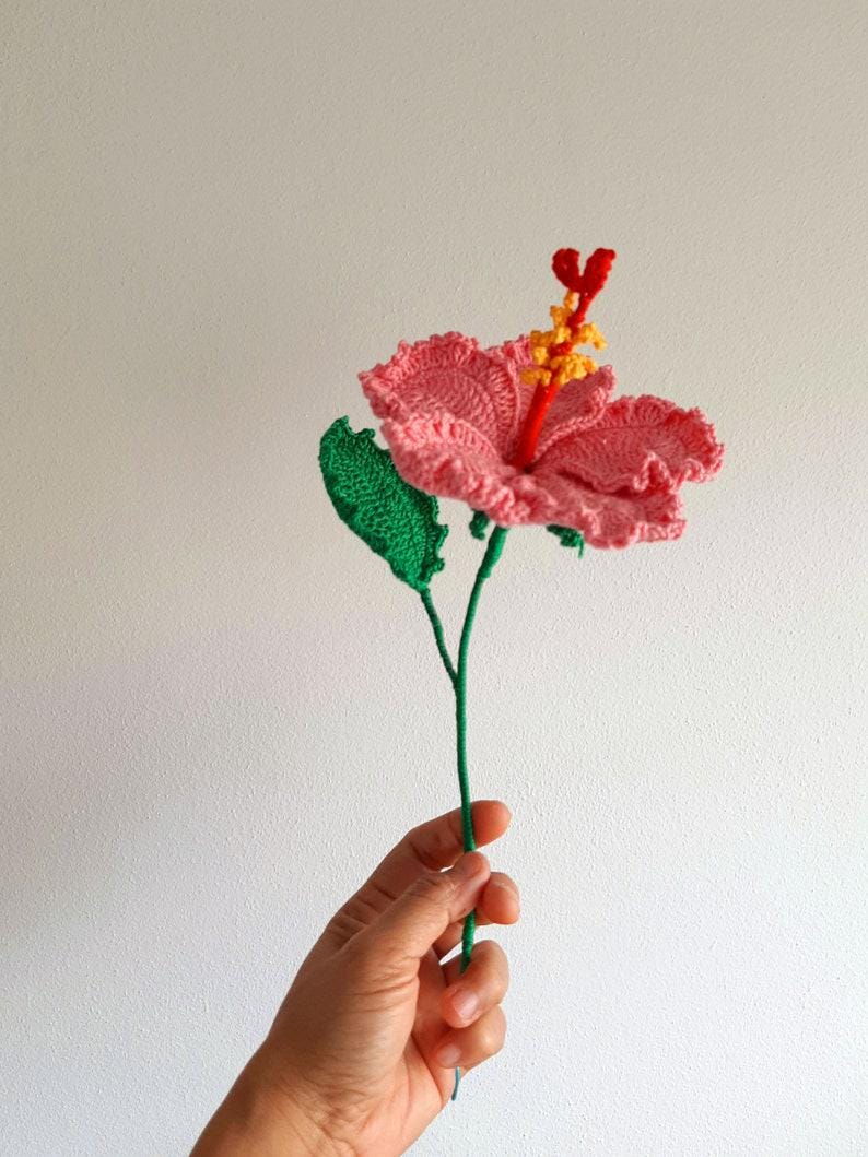 PDF Pattern Crochet Handmade - Hibiscus Flower, Artificial Flower, DIY ...