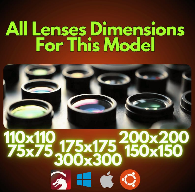 MOPA 100W Fiber Laser Lightburn Materials Library Settings–33 Materials ...