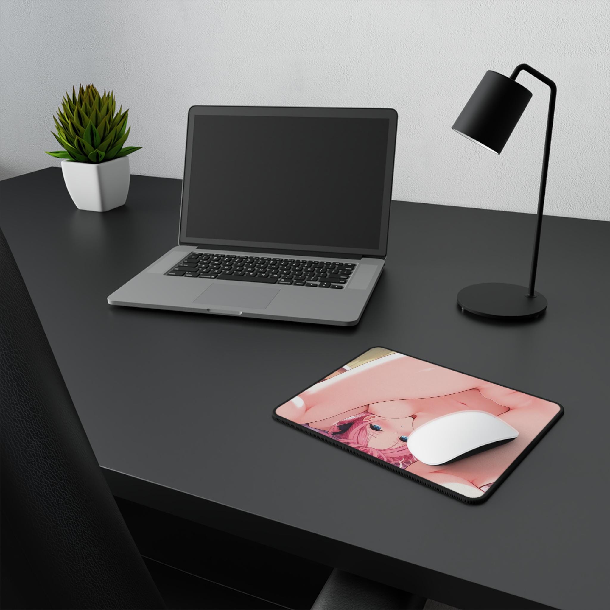 Mouse Pad, Pink Hair Naked Girl Design, Anti-slip Desk Mat for Gamers ...