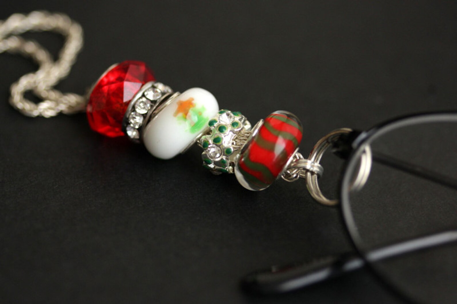 Christmas Tree Lanyard. Badge Lanyard. Holiday Lanyard. Badge - Etsy