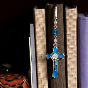 Christian Book Charm With Color Options. Beaded Bookmark. Catholic ...