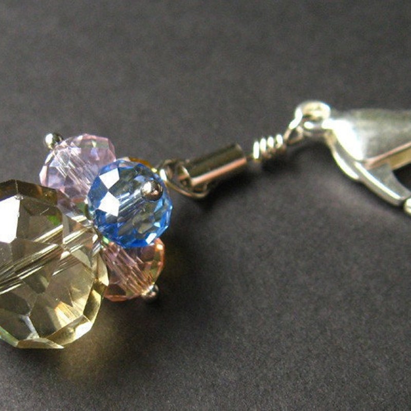 Crystal Keychain - Etsy